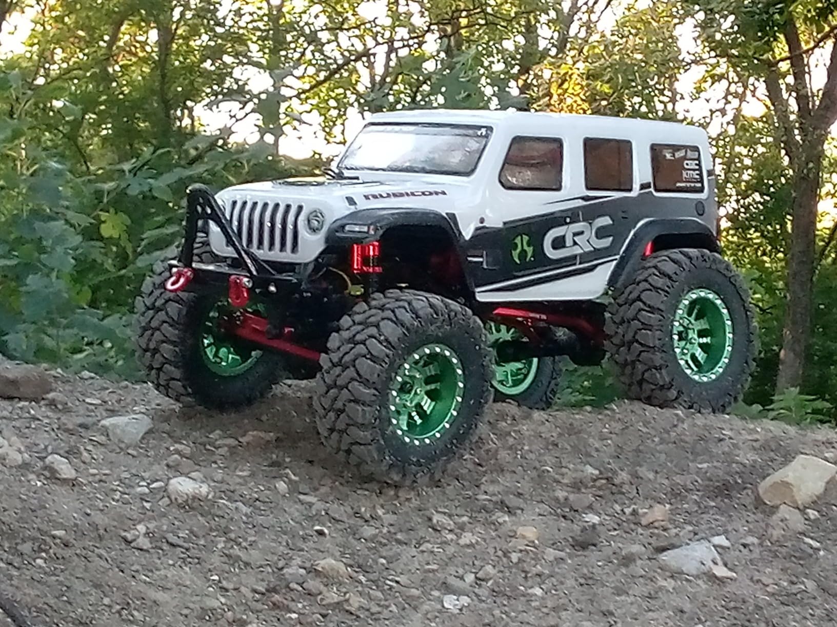 Amazon.com: 1/24 RC Car Front Bumper Part, High Hardness Iron Front ...