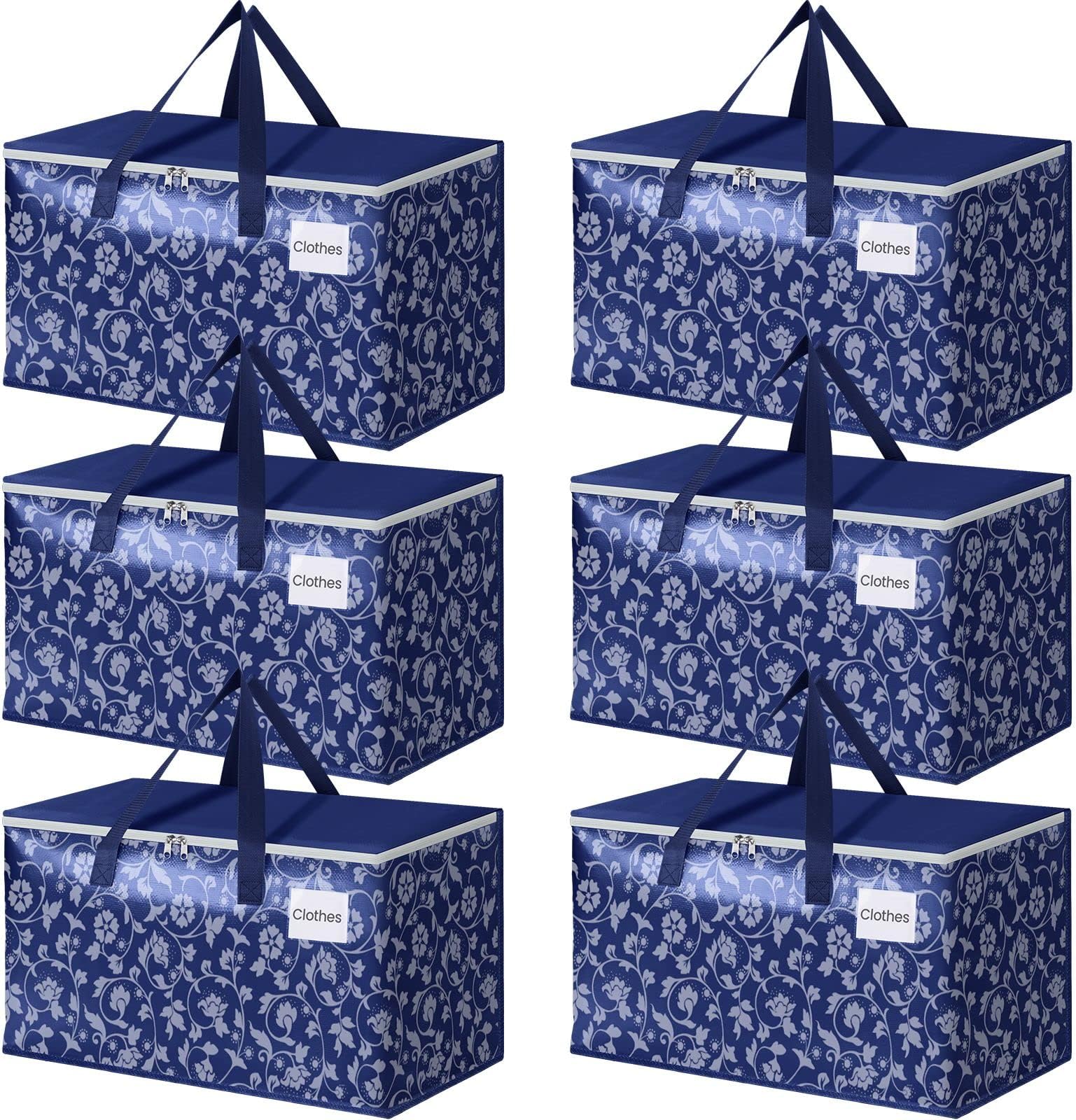 Amazon.com: 90L Extra Large Storage Bags - Heavy Duty Boxes with ...