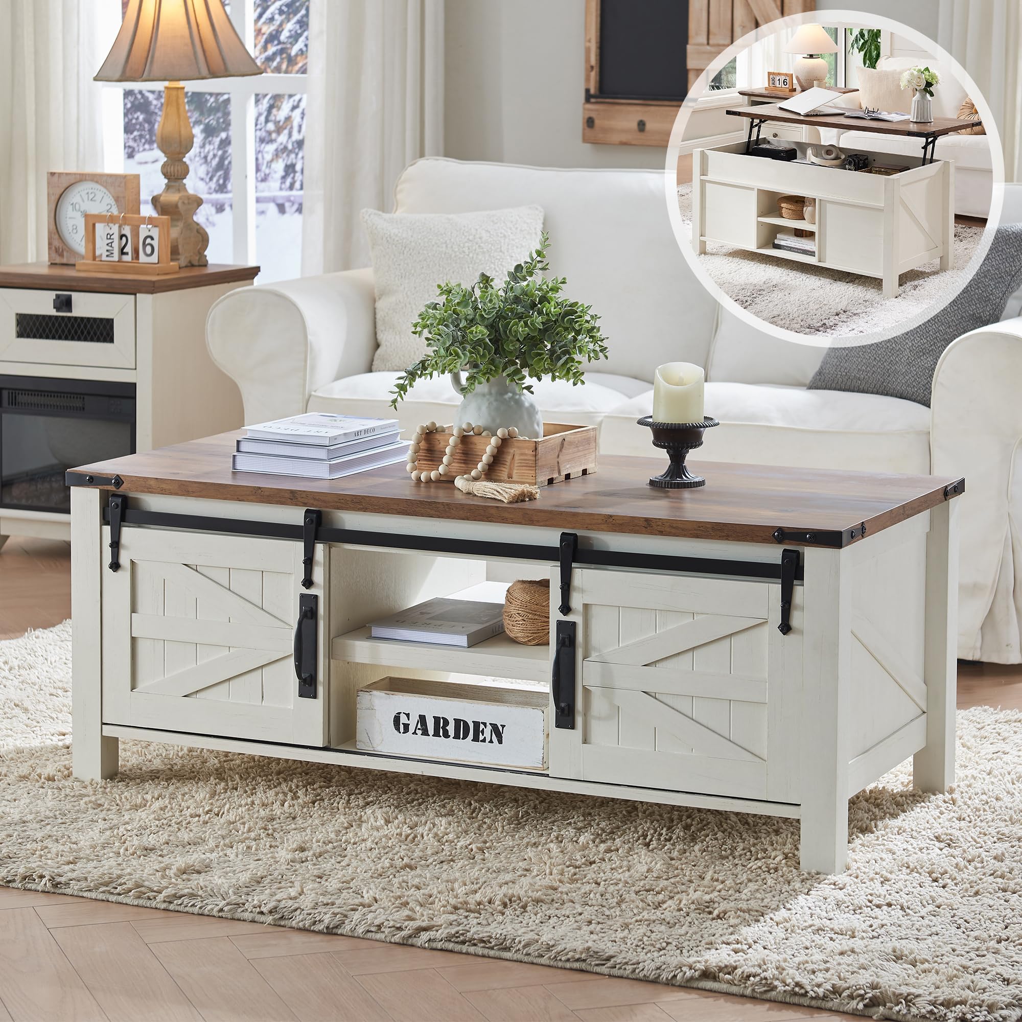 Amazon.com: Cosimates 4 in 1 Multi-Function Convertible Coffee Table ...
