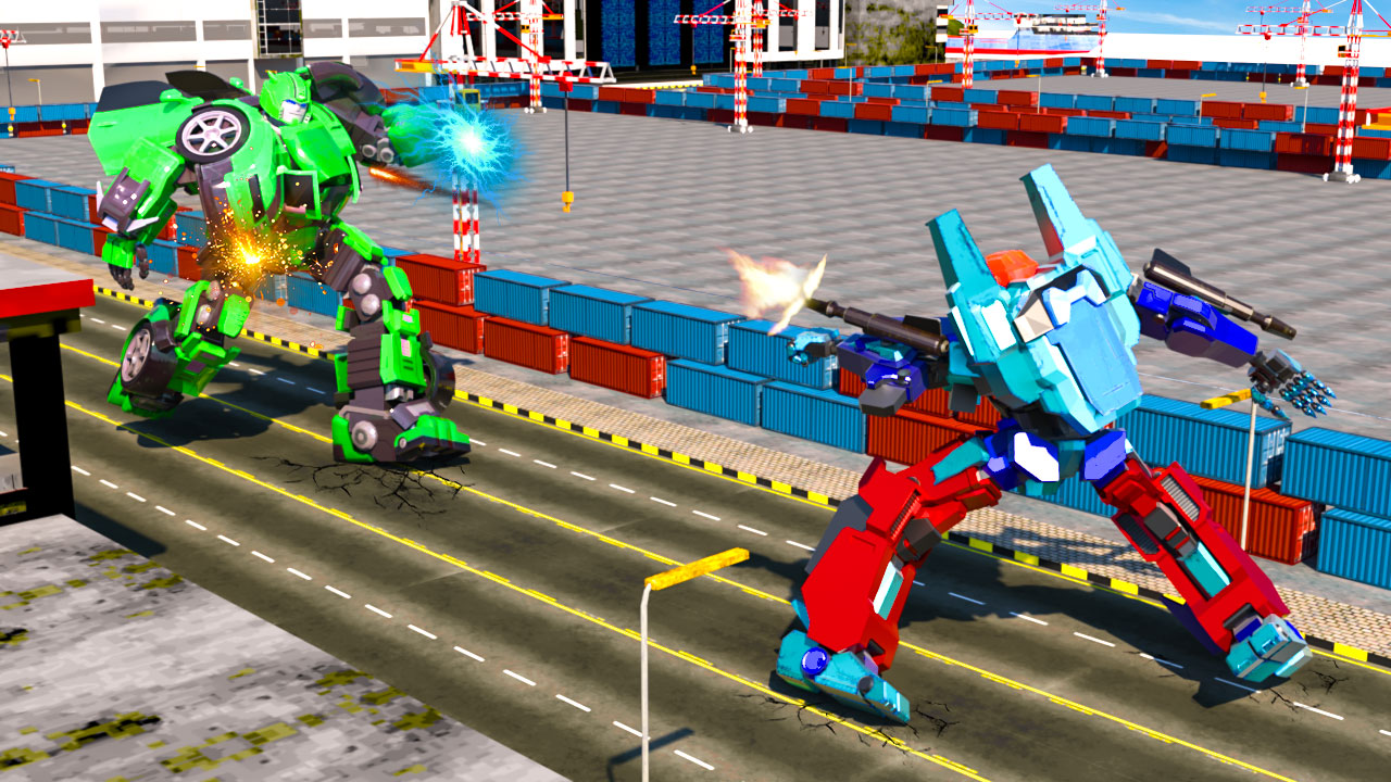 Real Robot Fighting Superhero Gangster 3d Open World Games - App on ...