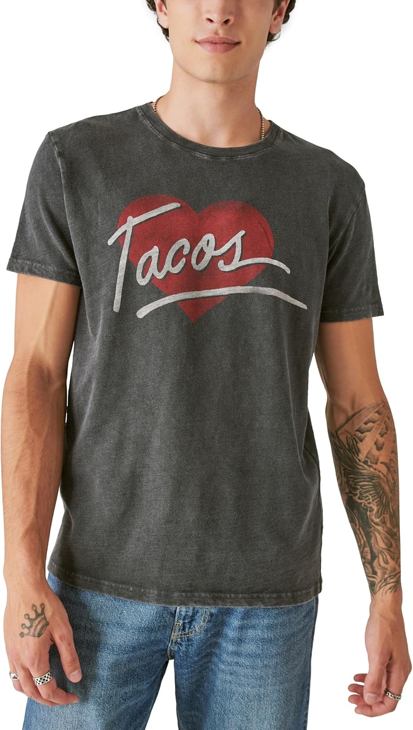 Lucky Brand Men's I Love Tacos Tee | Amazon.com