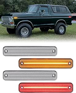 Amazon.com: LED Side Marker Lights for Ford F100 F150 F250 F350 1973 ...