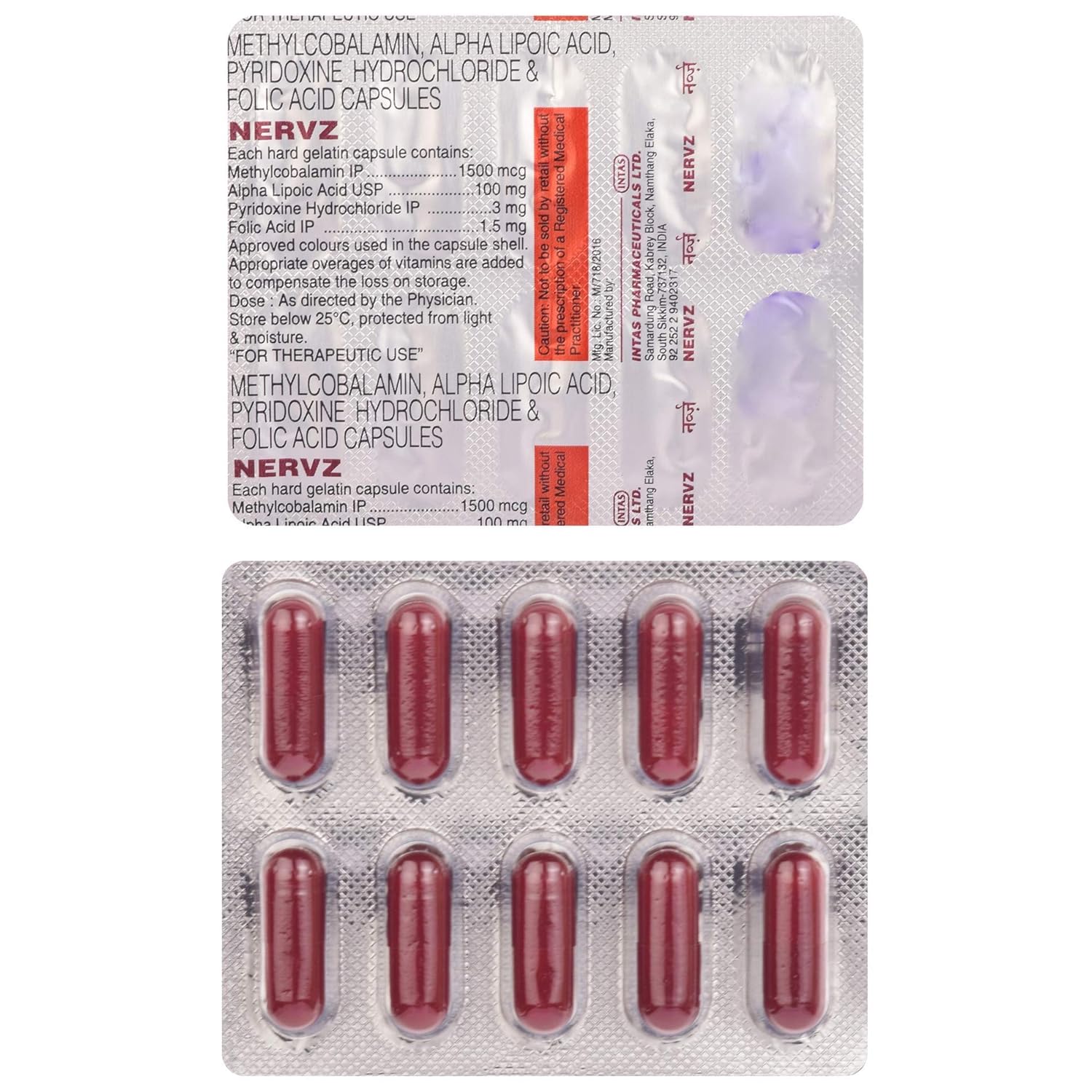 Nervz - Strip of 10 Capsules : Amazon.in: Health & Personal Care