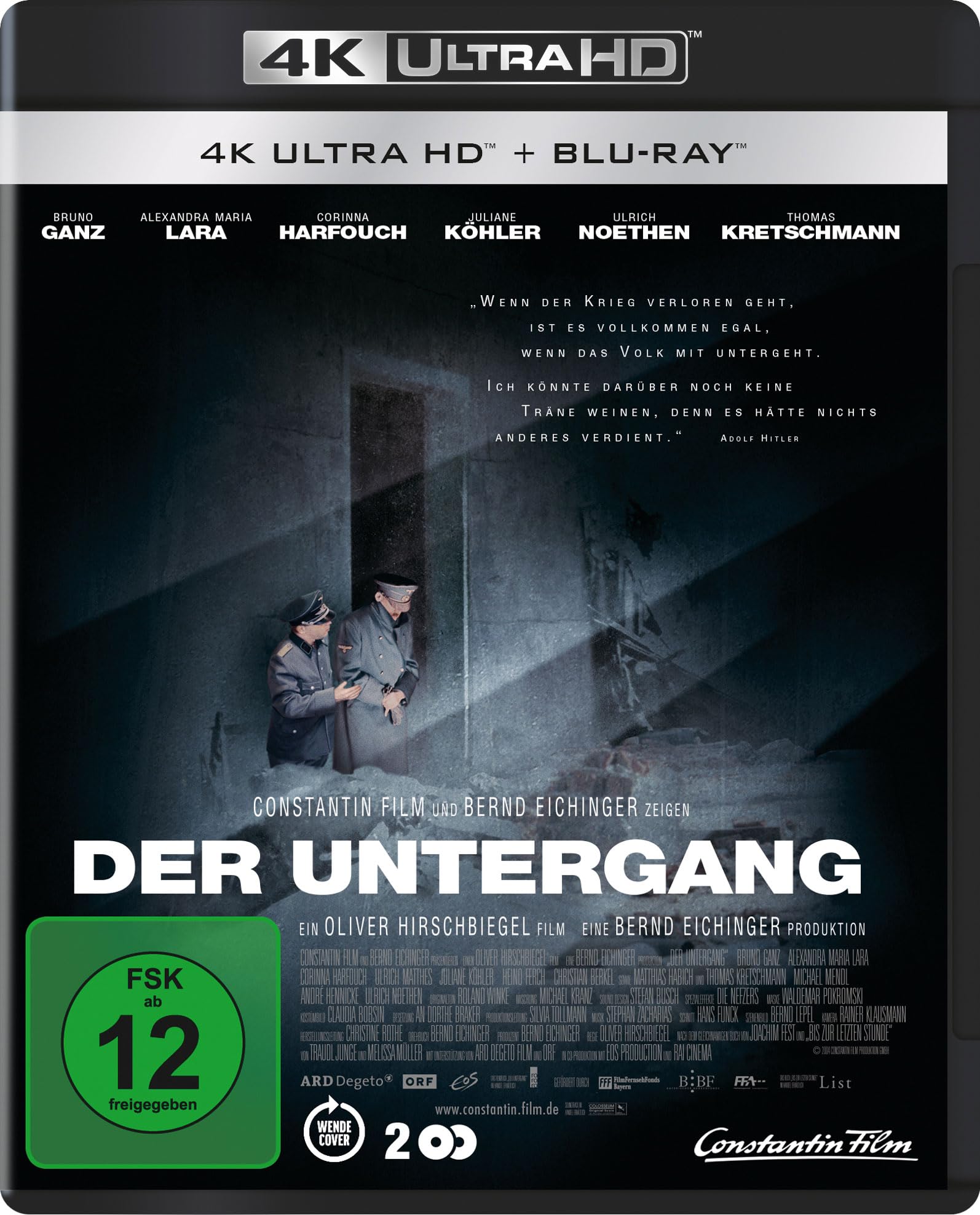 Der Untergang (4K Ultra HD) (+ Blu-ray): Amazon.de: Ganz, Bruno, Lara ...