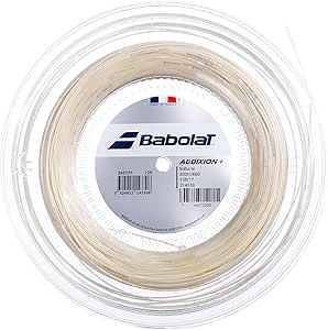 Amazon.com : Babolat Addixion+ Natural Color Tennis String (Reel ...