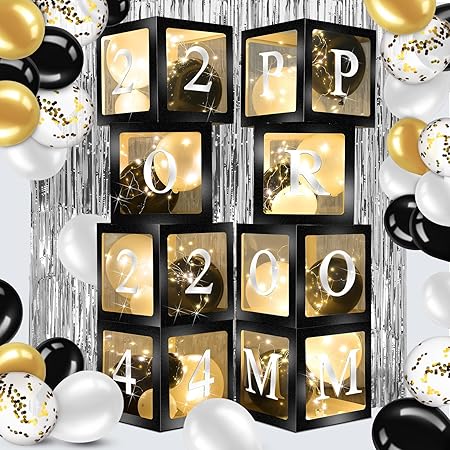 Amazon.com: Sratte 8 Pcs Graduation Prom Decorations Prom Column With ...