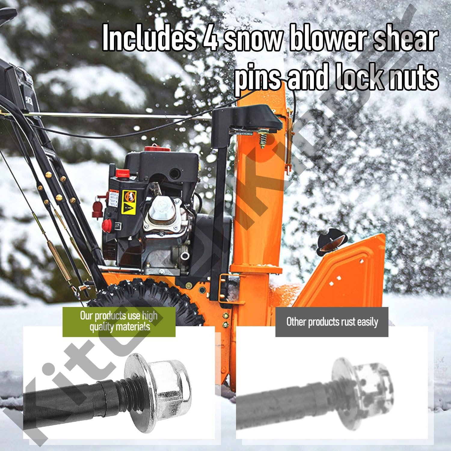 KitchenKipper ASP2400D 2-Stage Snow Blower Shear Pin Bahrain | Ubuy