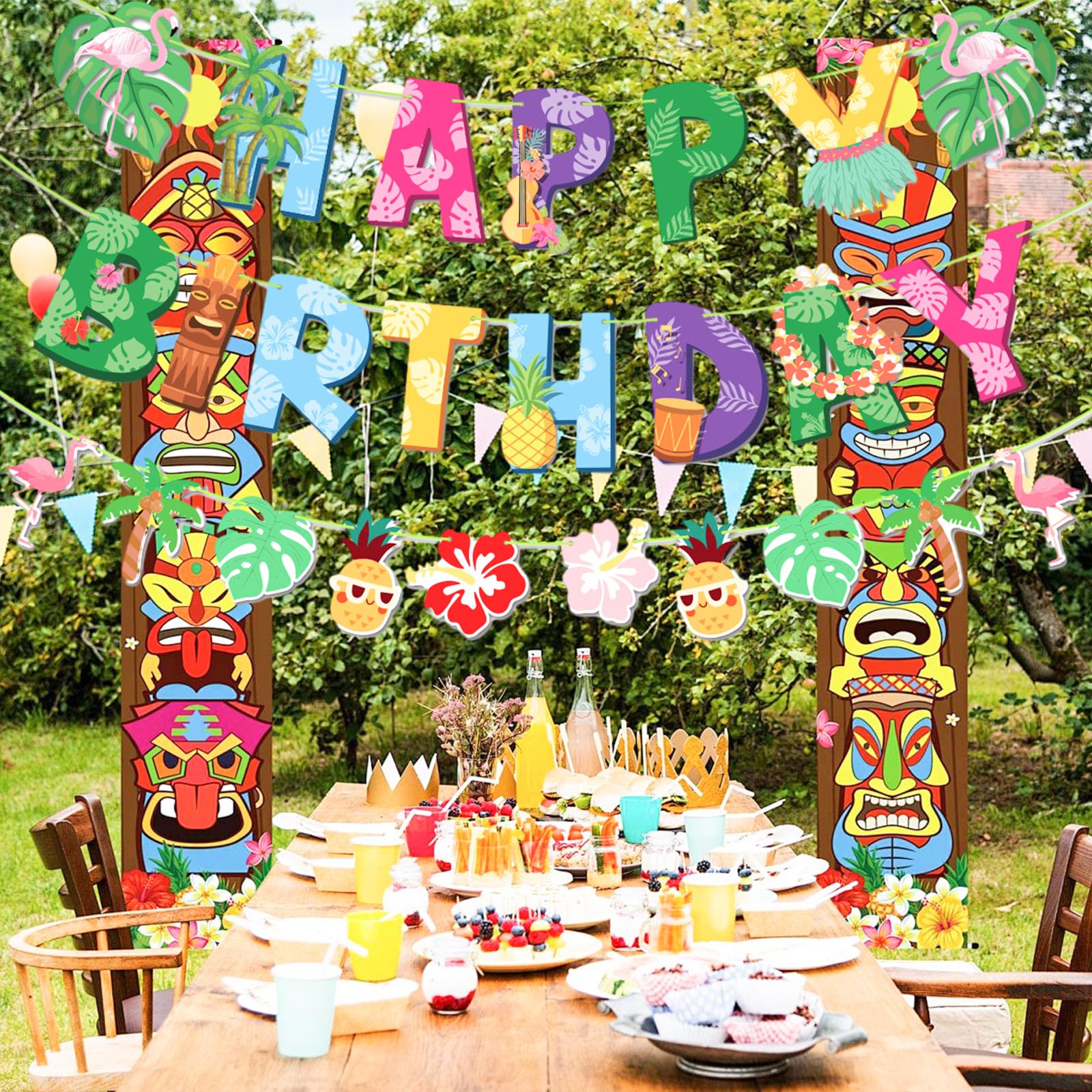 Joyeux Anniversaire Plage Tropicale Scène De Plage Tropicale Sereine