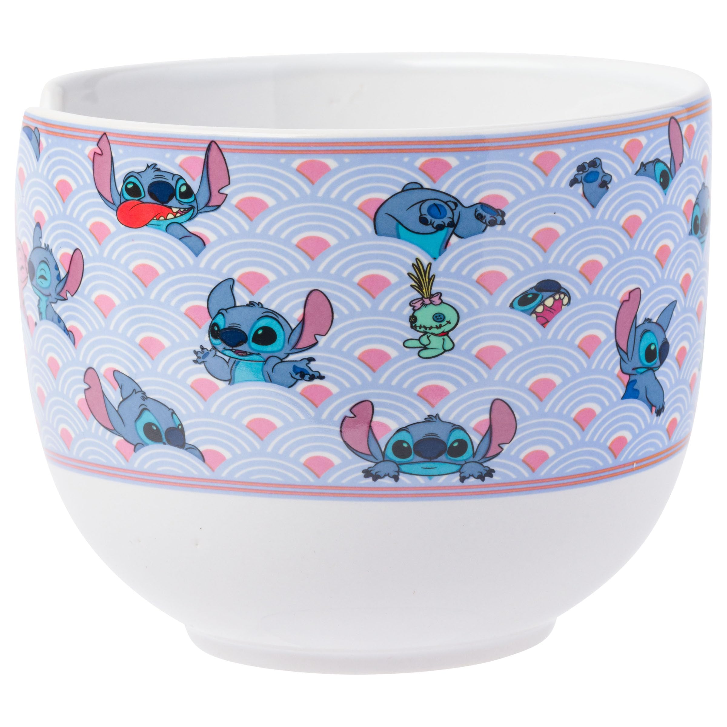 Snapklik.com : Silver Buffalo Lilo And Stitch Waves Ceramic Ramen Bowl