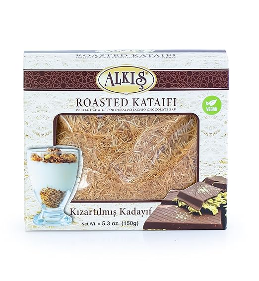 Amazon.com : Kataifi, Premium Roasted Kataifi, Toasted Kataifi Shredded ...