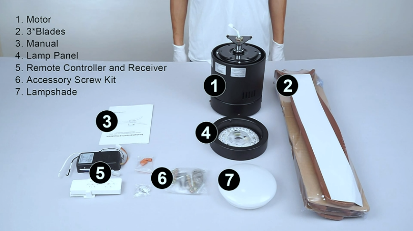 Watch KAPOEFAN 52 inch Wood Ceiling Fan Installation Video on Amazon Live