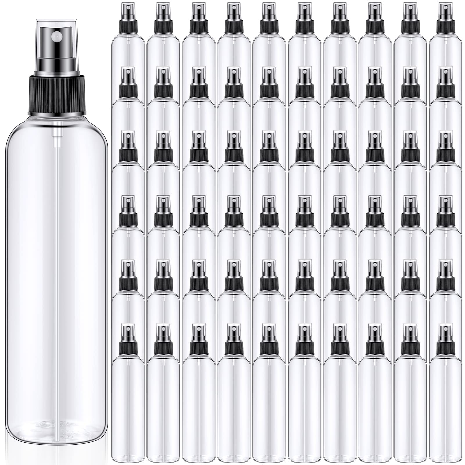 Amazon.com: Eccliy 64 Pcs 8 oz Plastic Spray Bottles Fine Mist ...