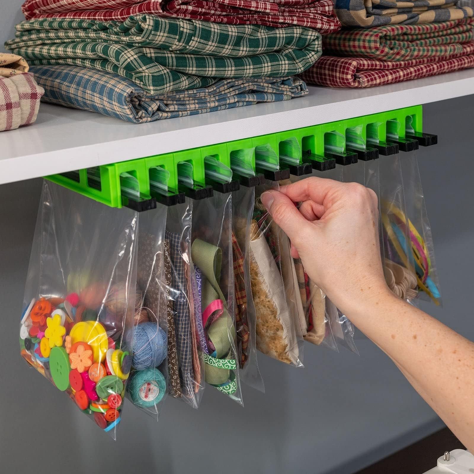 Amazon.com: LitezAll Bag-n-Grab Hanging Bag Storage System, Hands-Free ...