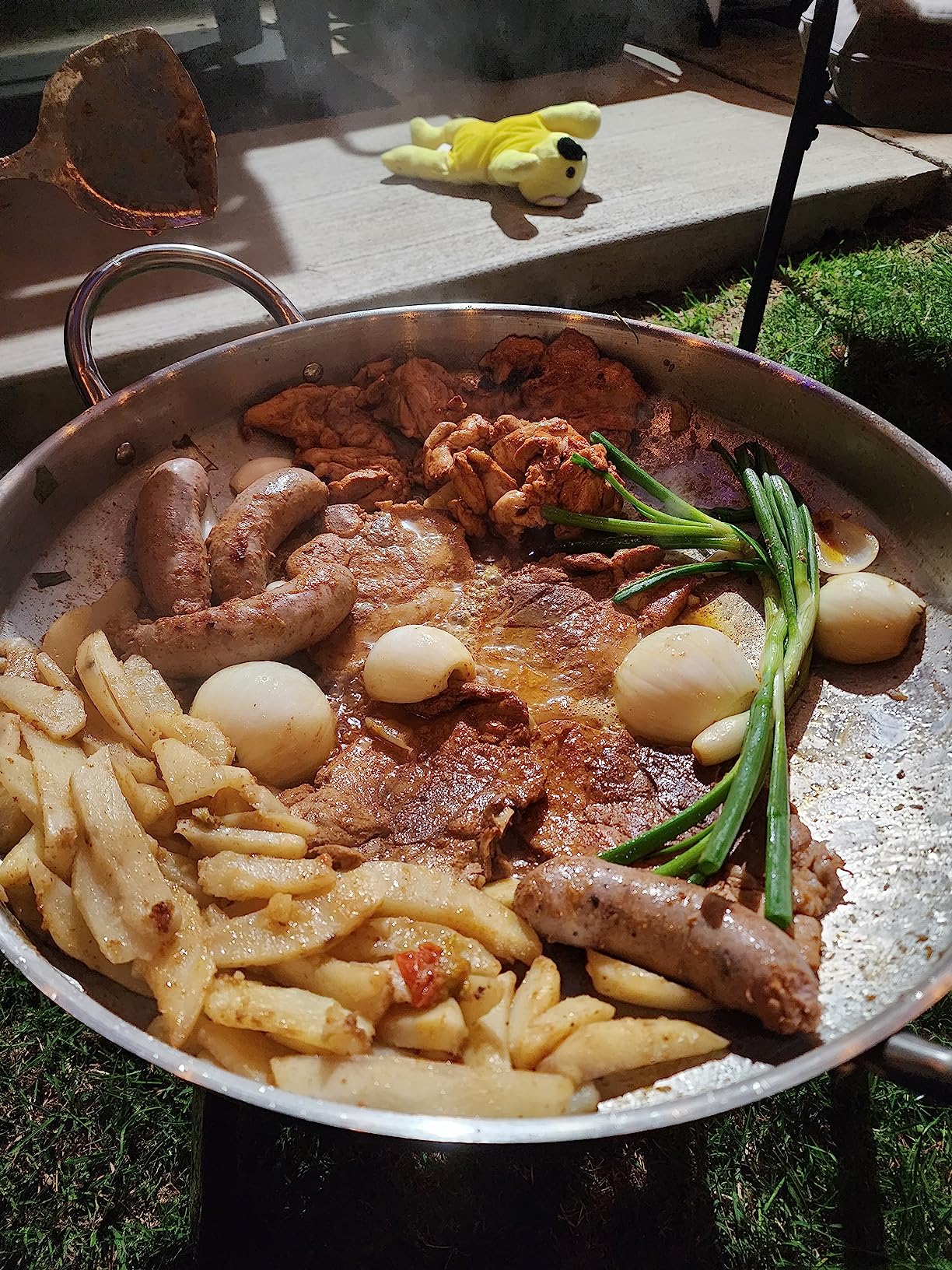 Amazon.com: AOSION-Heavy Duty 21" Stainless Steel Comal Set with ...