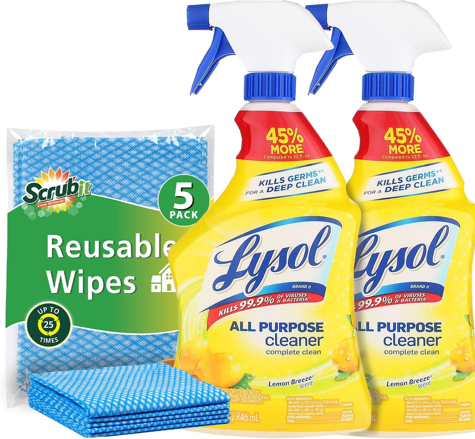 Amazon.com: Lysol All-Purpose Cleaner, Sanitizing and Disinfecting ...