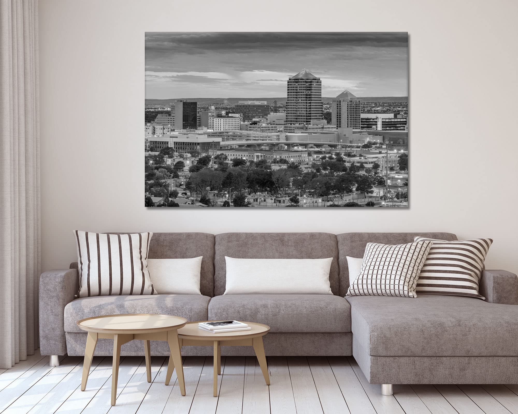 Posters Of Albuquerque Nm Skyline Albuquerque, New Mexico Abstract