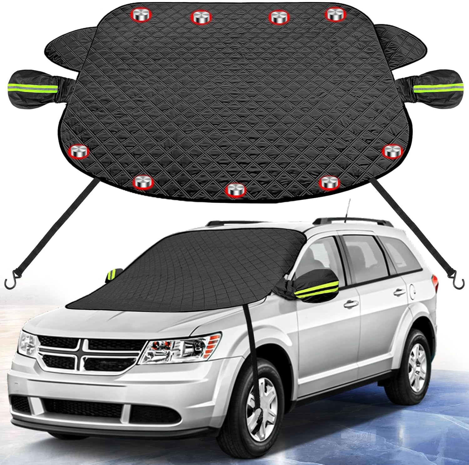 Amazon.com: Car Windshield Snow Cover for Ice and Snow,Winter Car Snow ...