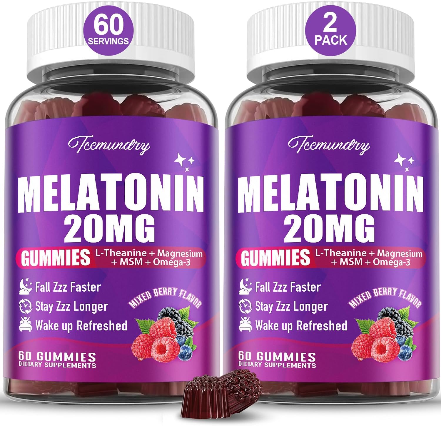 Amazon.com: Melatonin Gummies 20mg for Adults - Maximum Strength ...