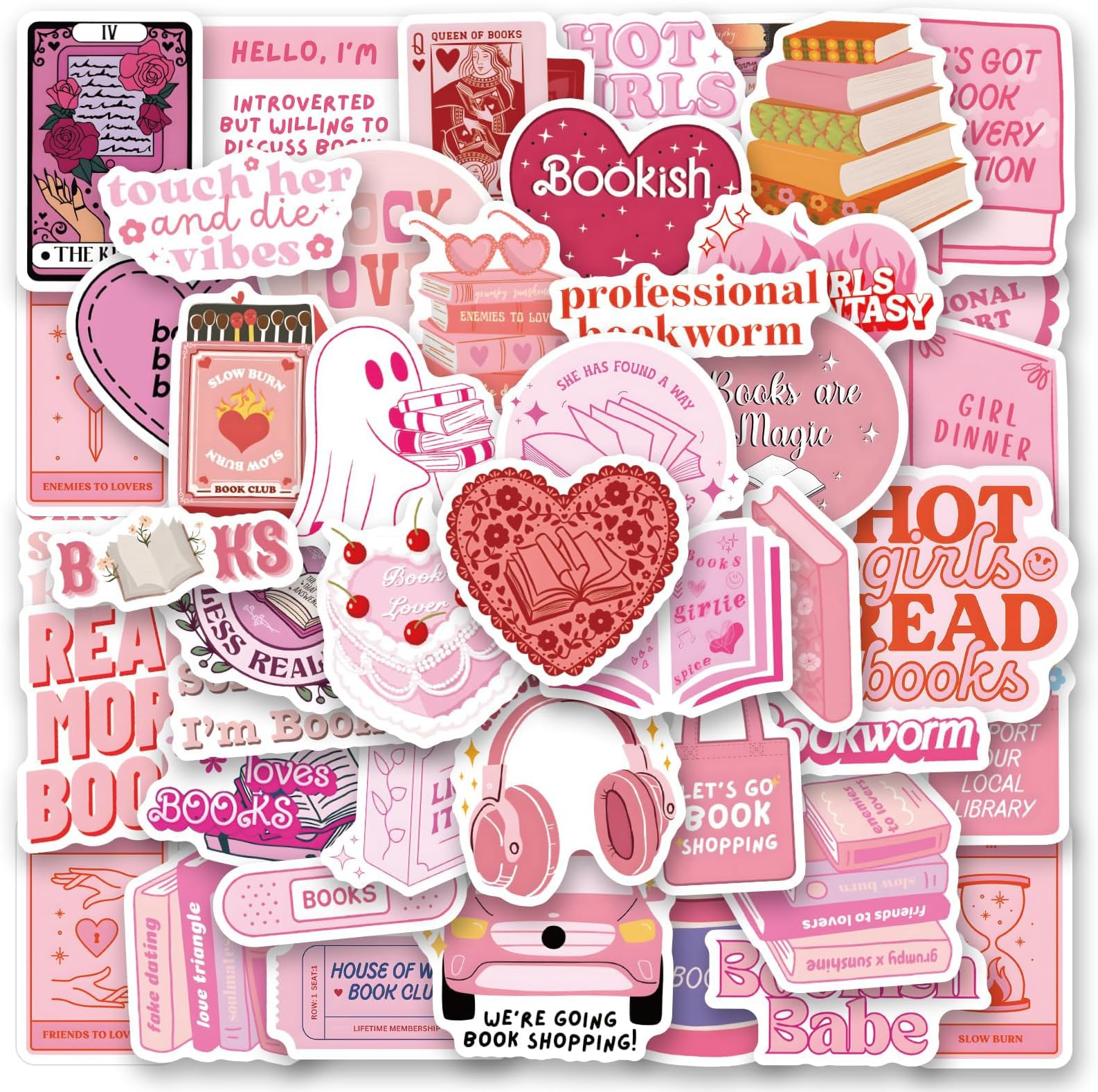 Lot de 50 autocollants autocollant stickers sticker kindle scrapbooking ...
