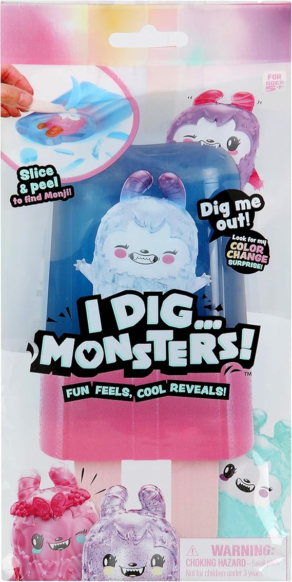 Amazon.com: I Dig...Monsters Popsicle Pack - 1pc Collectable ASMR Toy ...