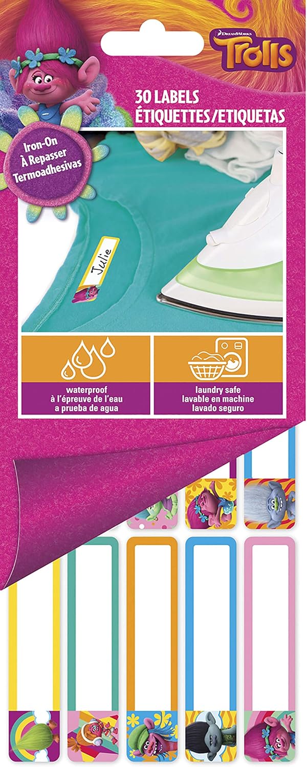 Amazon.com: Trolls - Iron-On Labels : Toys & Games