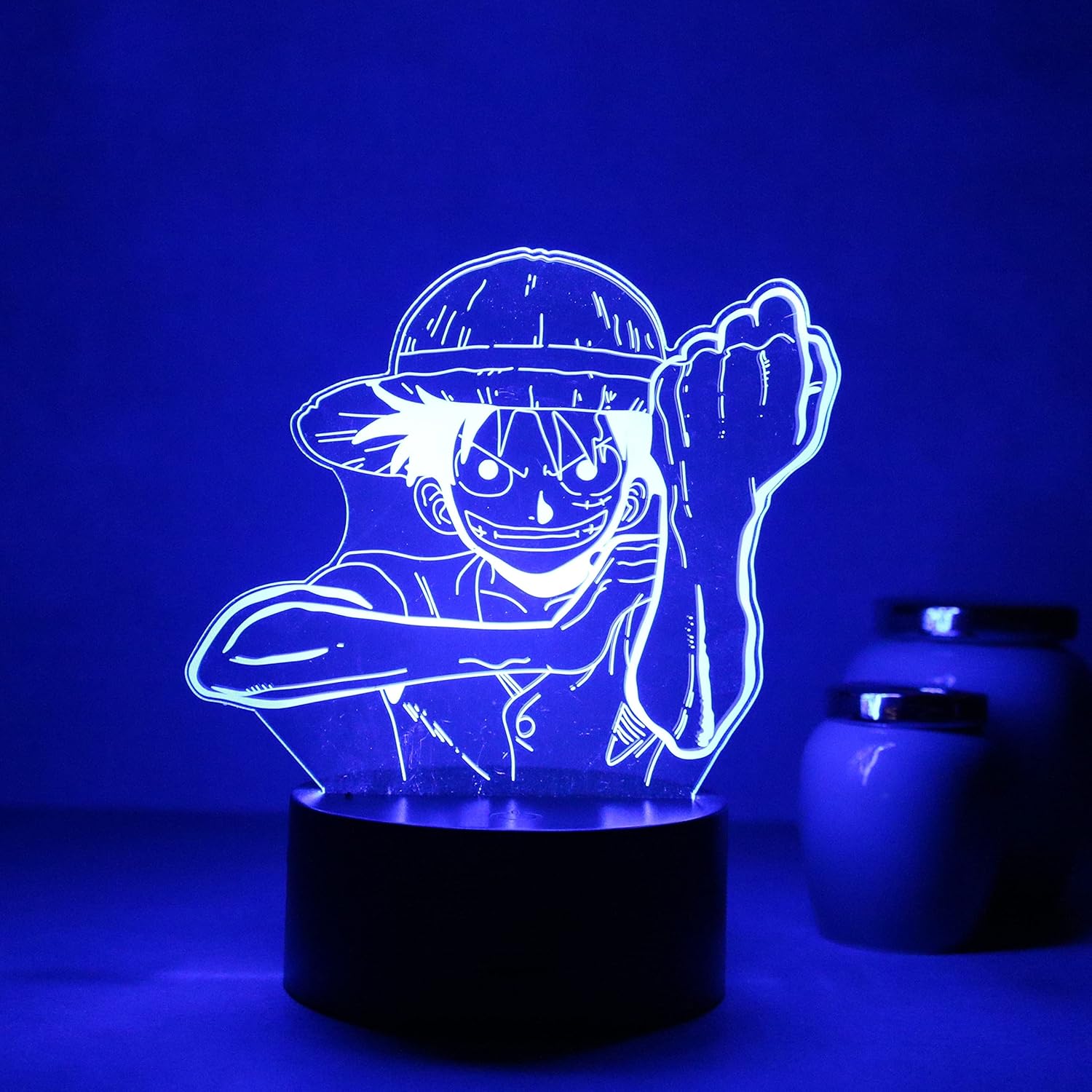 Fitbands Luminária LED 3D decorativa, One Piece (Luffy) - Lâmpada LED ...