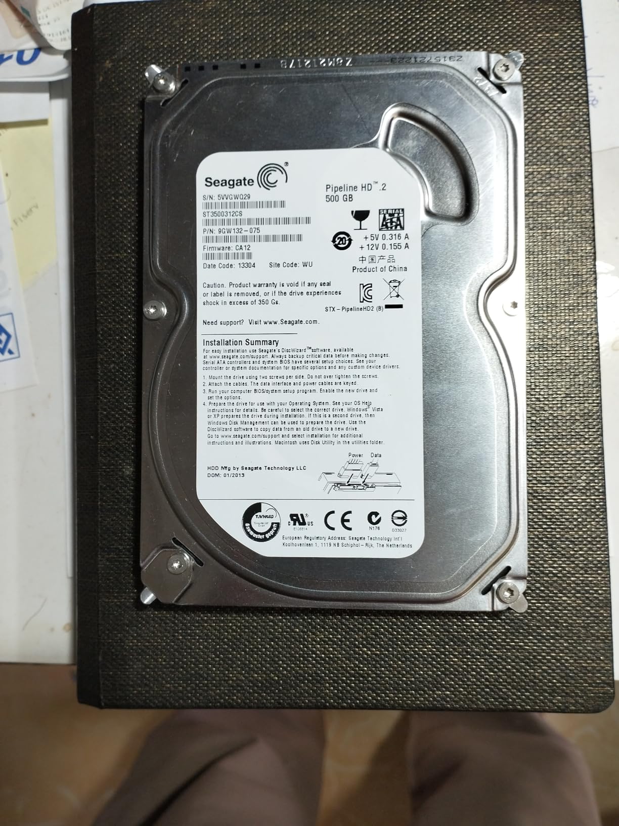 Seagate ST3500312CS 500-GB 5.9K 3.5 3G SATA HD | Amazon.com.br