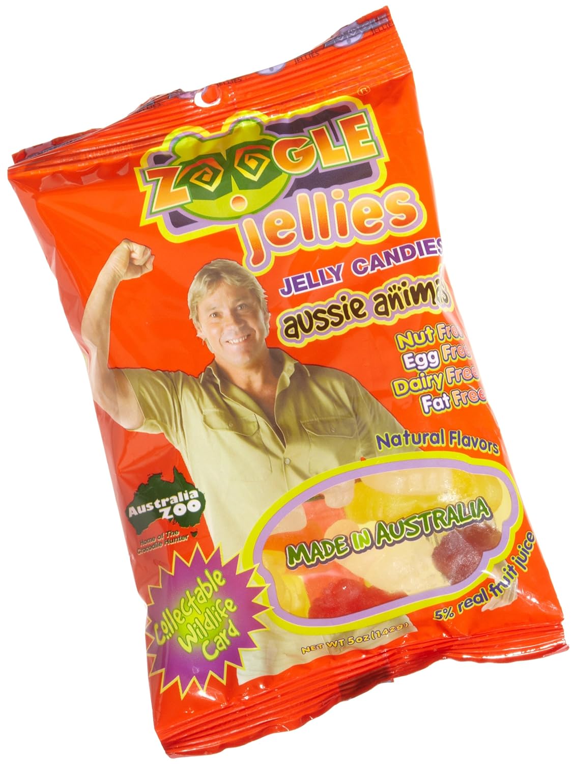 Amazon.com : Zoogle Jellies, Aussie Animals, 5-Ounce Bags (Pack of 12 ...