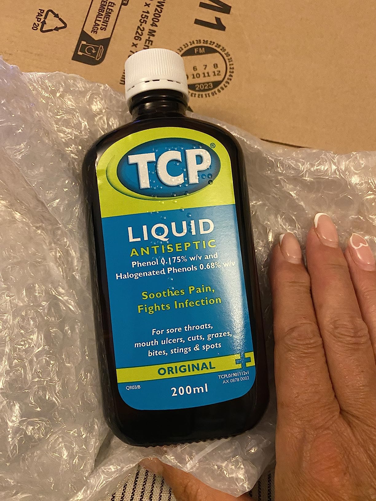 TCP Original Antiseptic Liquid - 200 ml : Amazon.co.uk: Health ...