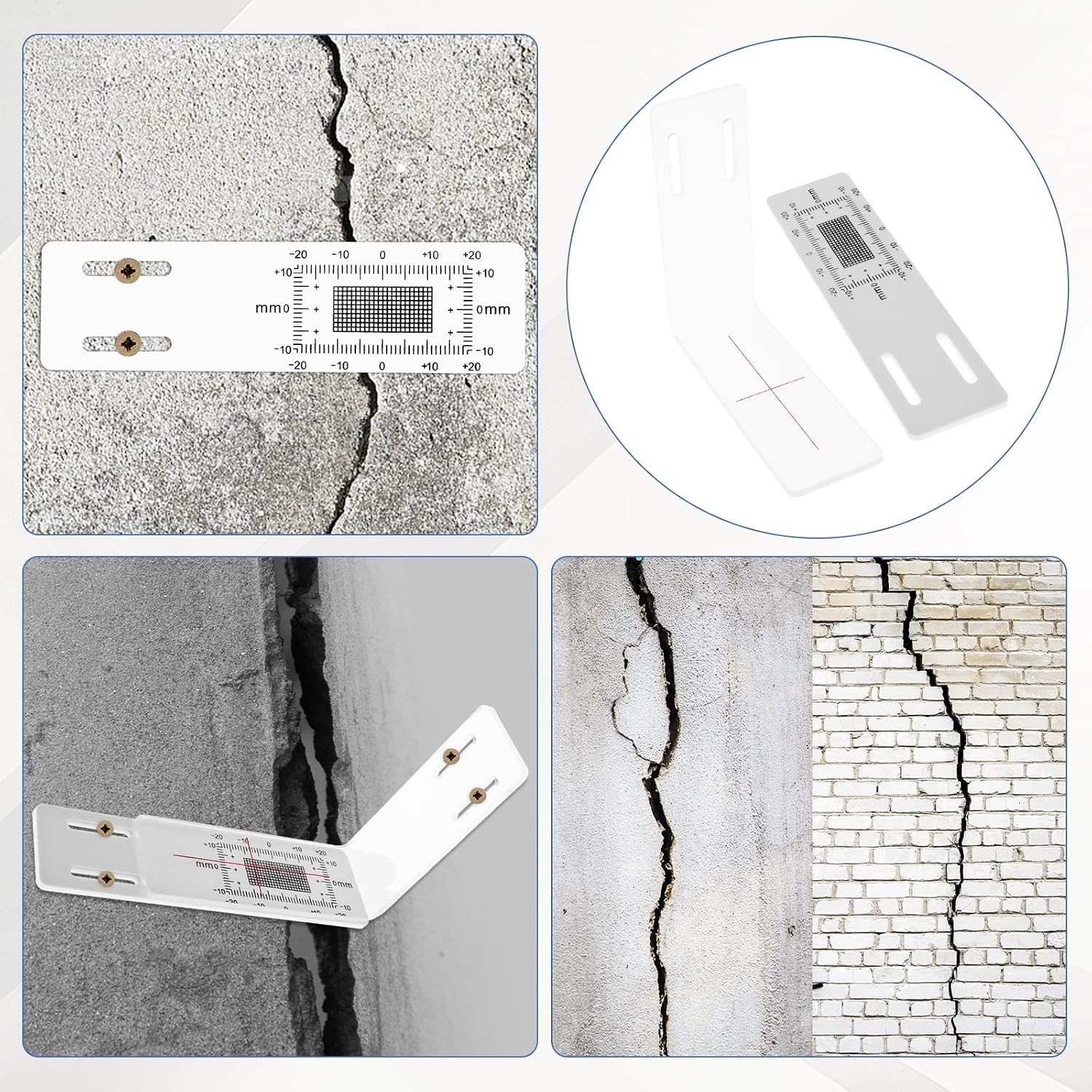 Crack Monitoring Record, Building Corner Crack Barbados | Ubuy