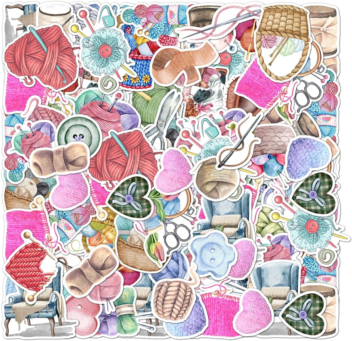 Amazon.com: 50 Pack Pcs Barber Stickers for Water Bottles Waterproof ...