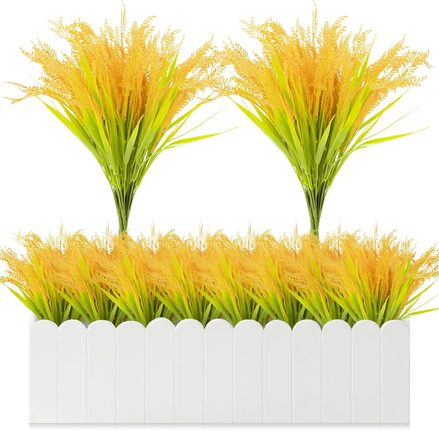 Amazon.com: RAINFLOW Wheat Stalks - 7 Pcs Artificial Wheat Ears ...