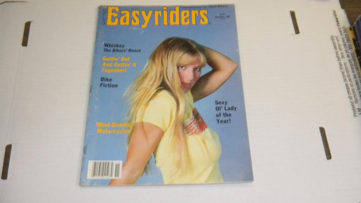 Easyriders Magazine November 1982 "Whiskey, The Bikers' Booze": Paisano ...