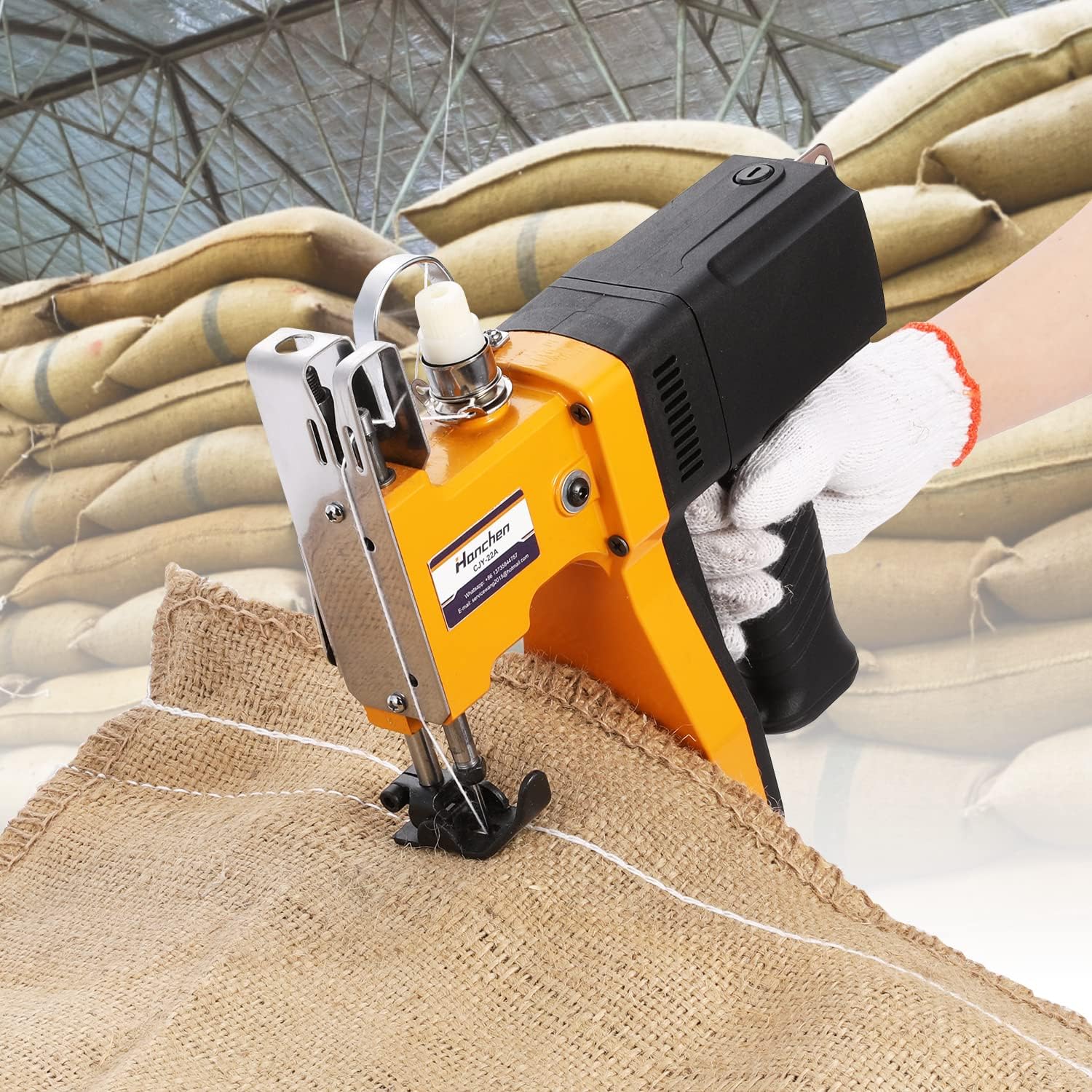 Amazon.com: Hanchen Mini Bag Closing Machine 2s/bag Portable Bag Closer ...