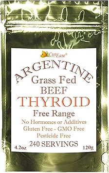Amazon.com: Beef Thyroid Powder - Grass Fed & Finished Argentine (4.2oz ...