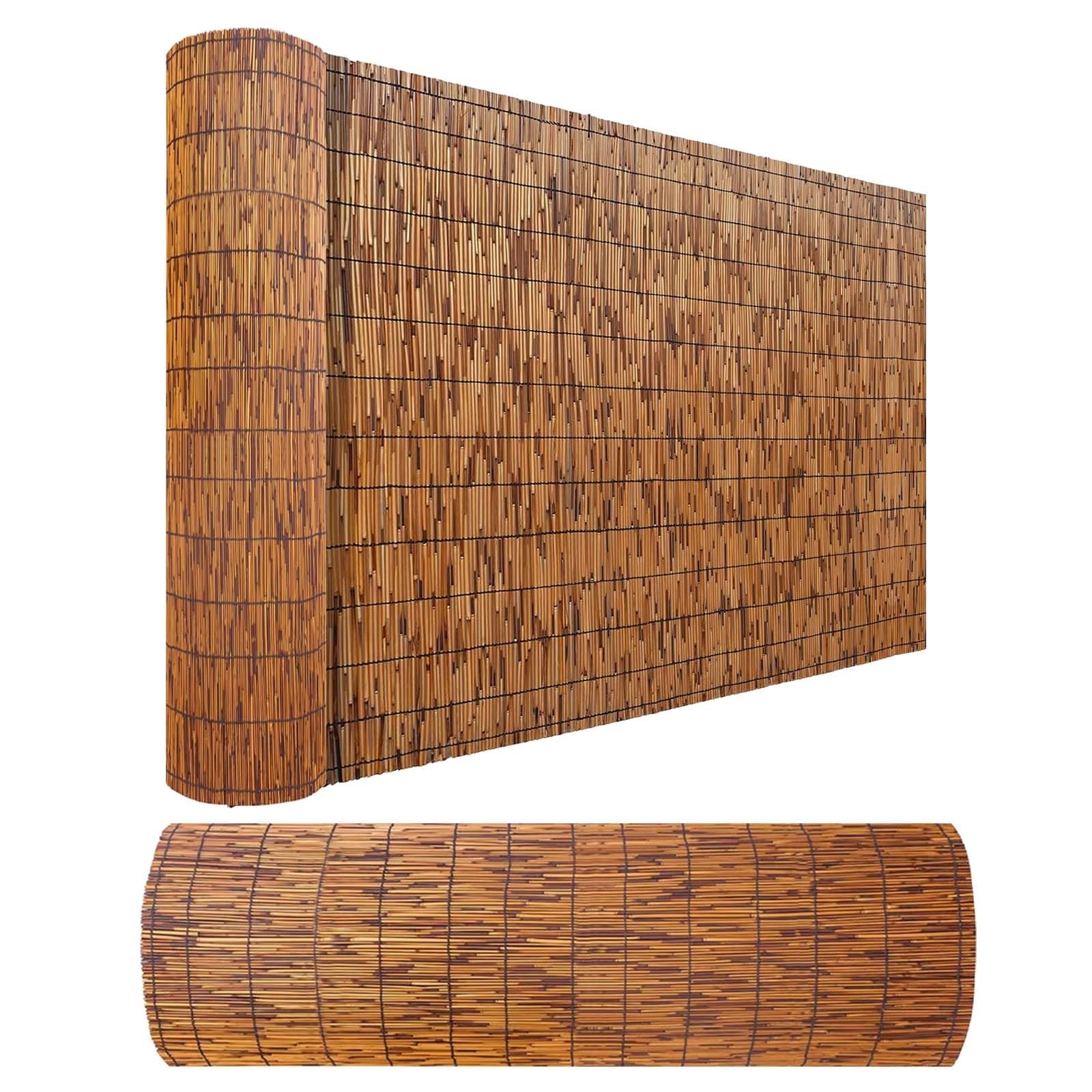 Amazon.com : Bamboo Screen Fencing 1 2 3 4 5 6 Feet High Natural Porch ...