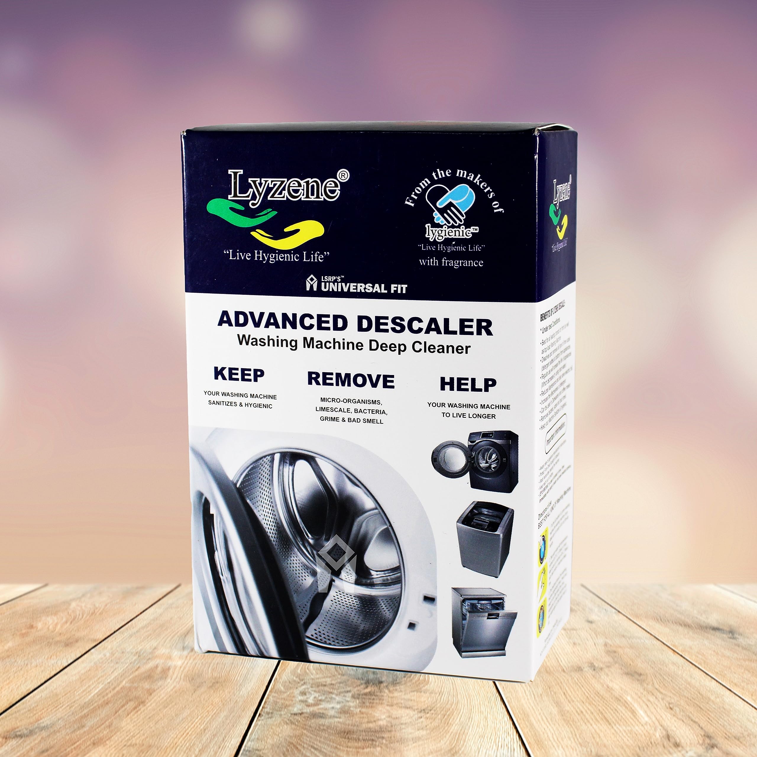 LSRP'S Universal Fit Super Deep Clean Descale Washing Machine Powder ...