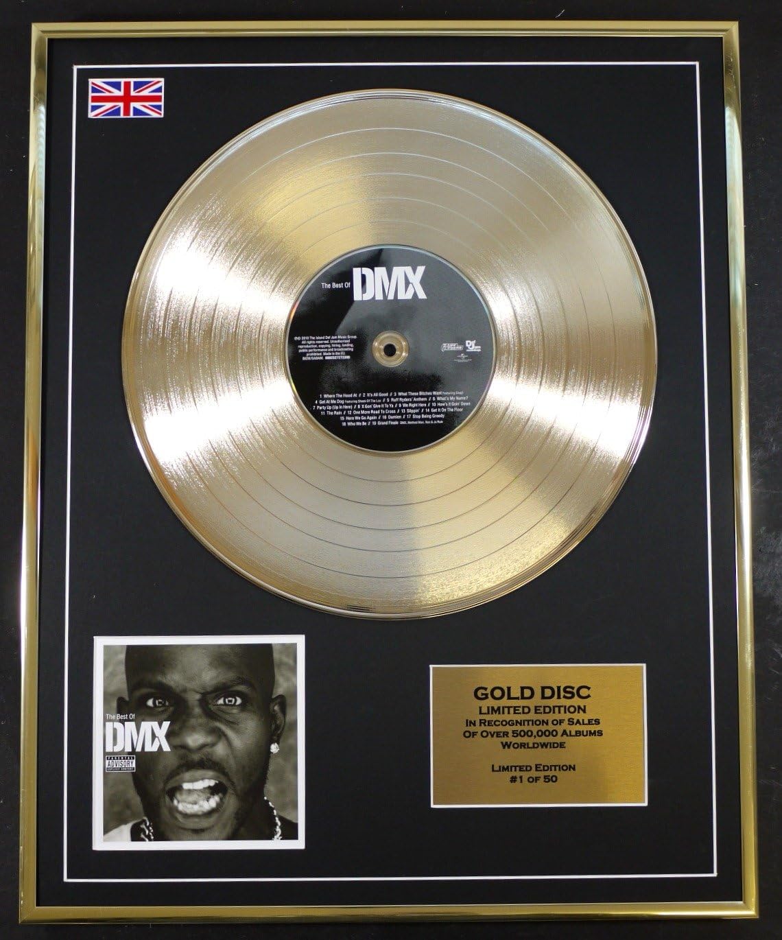 DMX/Cd Gold Disc Record Limited Edition/THE BEST OF : Amazon.co.uk ...