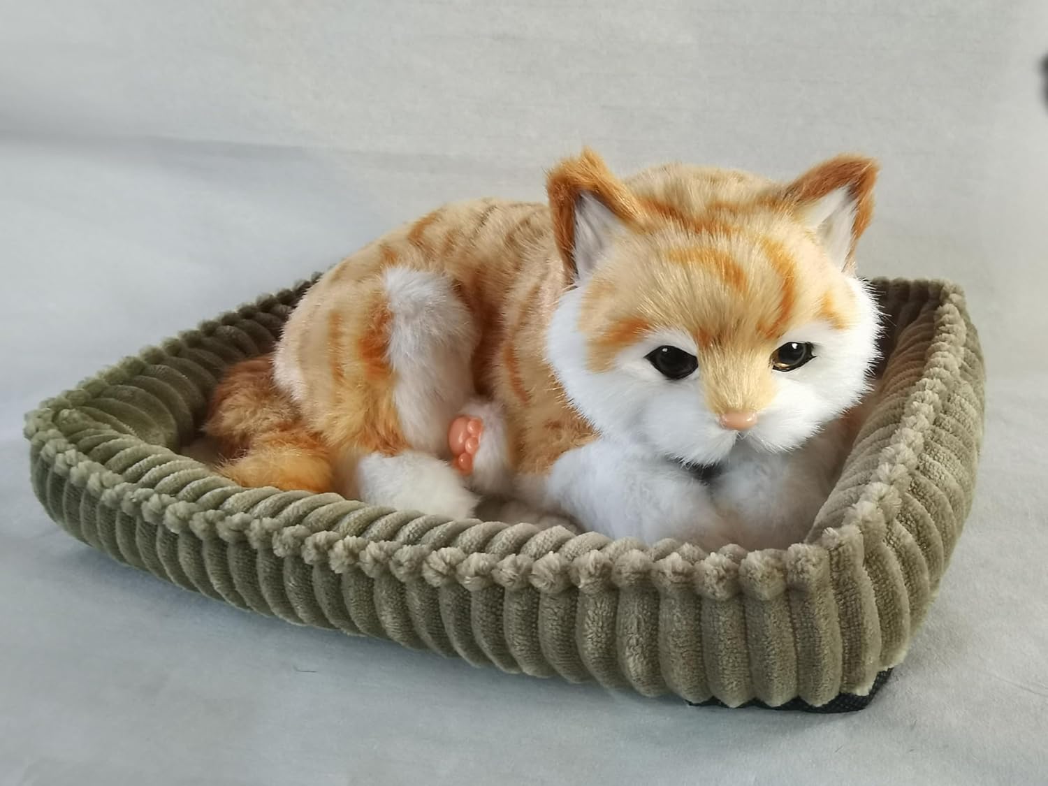 Amazon.com: PawFection Pets Orange Tabby Cat, Realistic, Lifelike ...