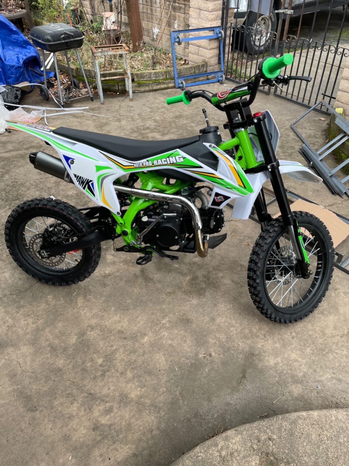 $32/mo - Finance X-PRO Hawk 125cc Dirt Bike with 4-Speed Semi-Automatic ...