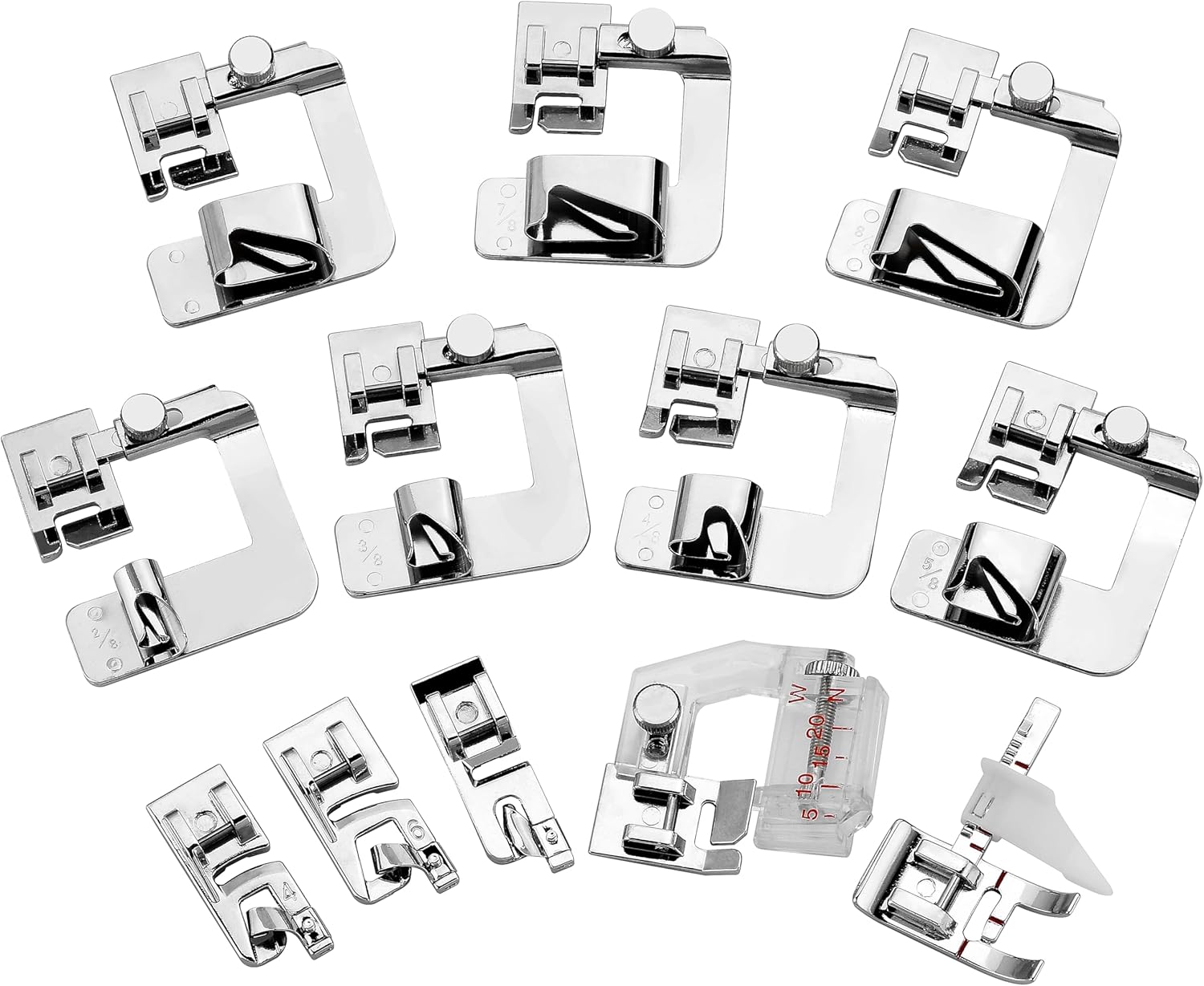 Amazon.com: OZXCHIXU Sewing Hemming Set Includes 7Pcs Wide Hem Foot ...