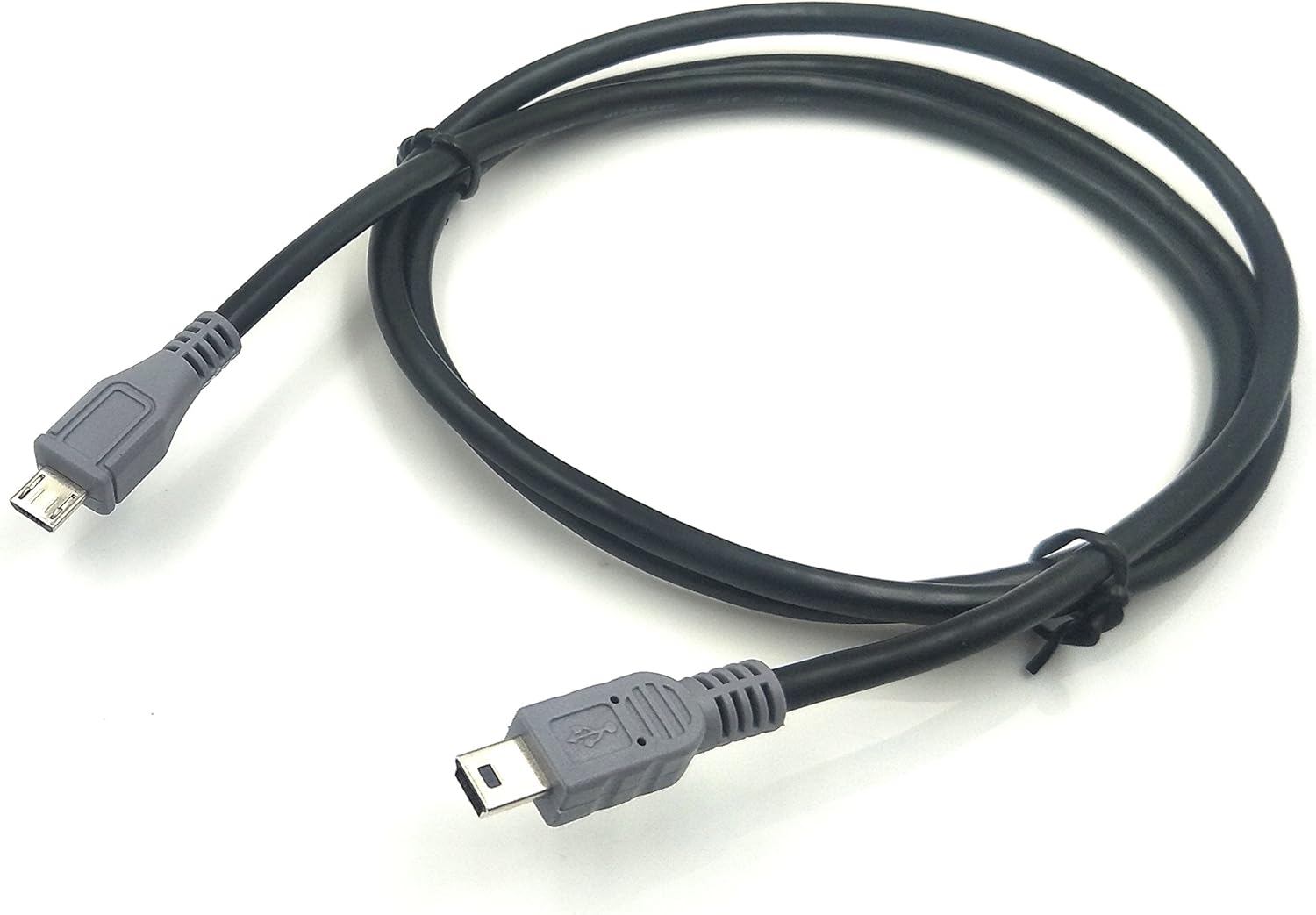 Duttek Micro 5-Pin Male to Mini 5-Pin Male On-the-go Data Converter ...