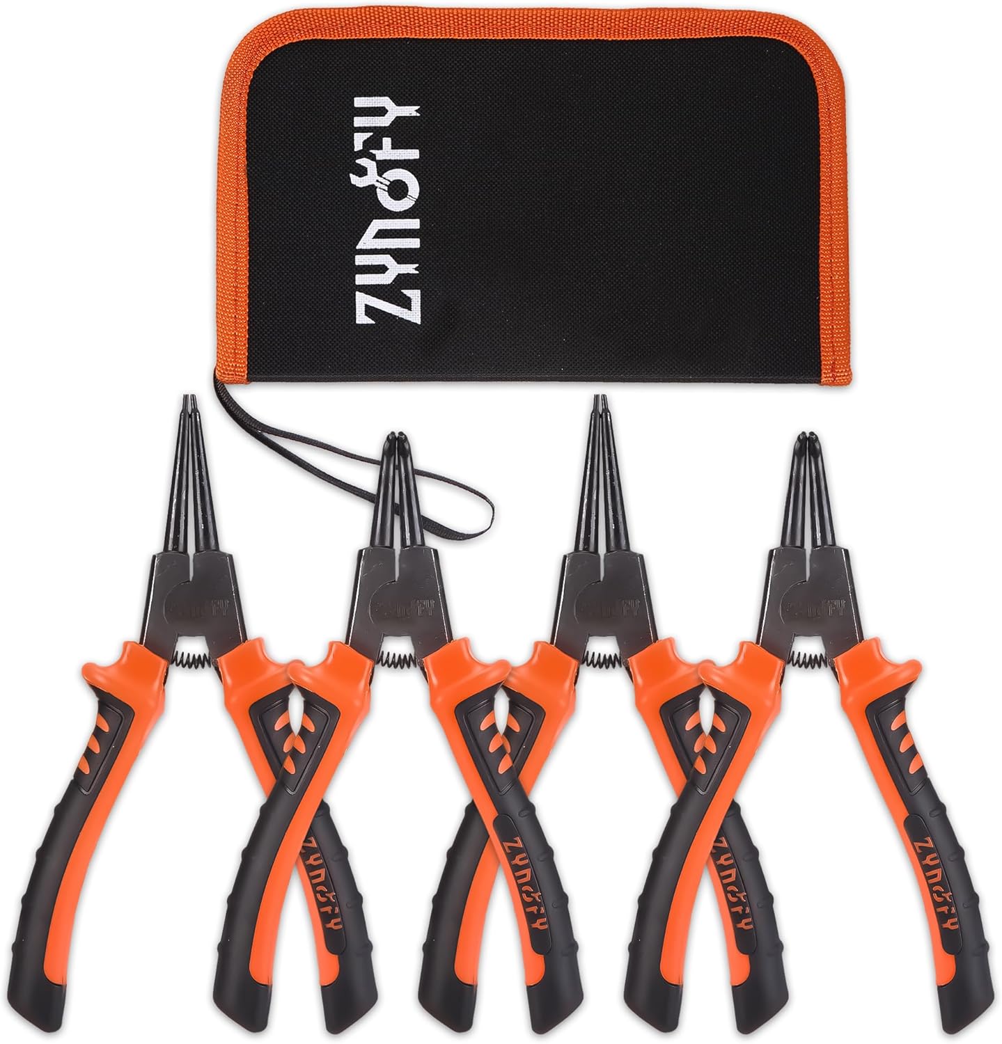 4 Pcs Snap Ring Pliers Set, 7 inch Internal & External C Clip Pliers ...