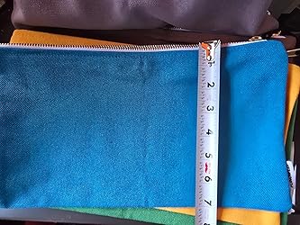 Amazon.com: 8 Pack Canvas Tool Bag Zipper Pouch - Heavy Duty 16 oz ...