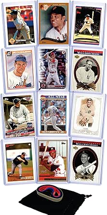 Amazon.com: Baseball GOAT Cards: Babe Ruth, Willie Mays, Barry Bonds ...