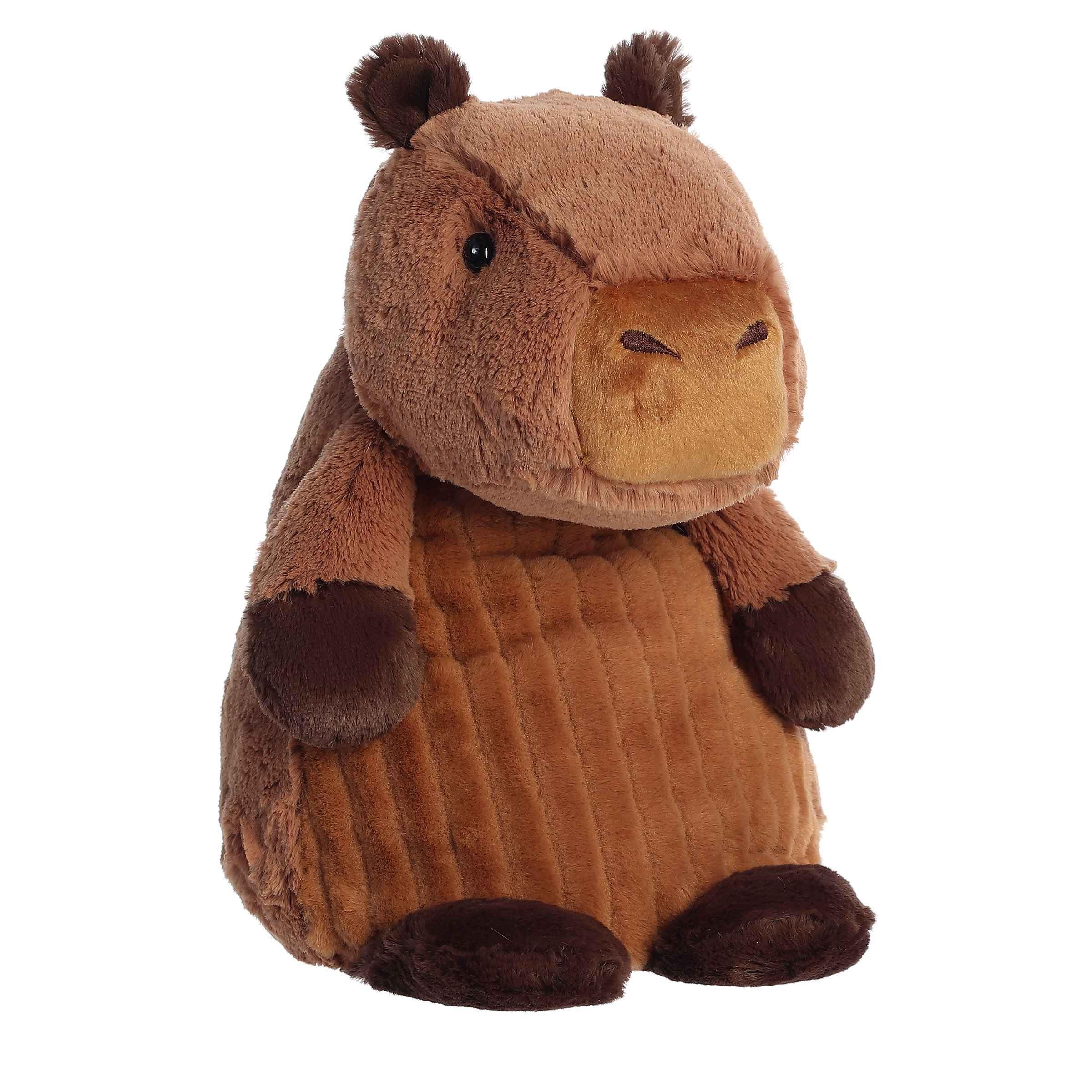 Amazon.com: Aurora® Cuddly Huggle Pals Cozy Capybara™ Stuffed Animal ...