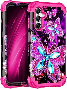 Amazon.com: Miqala for Galaxy A16 5G Case,Glow in The Dark Three Layer Heavy Duty Shockproof ...
