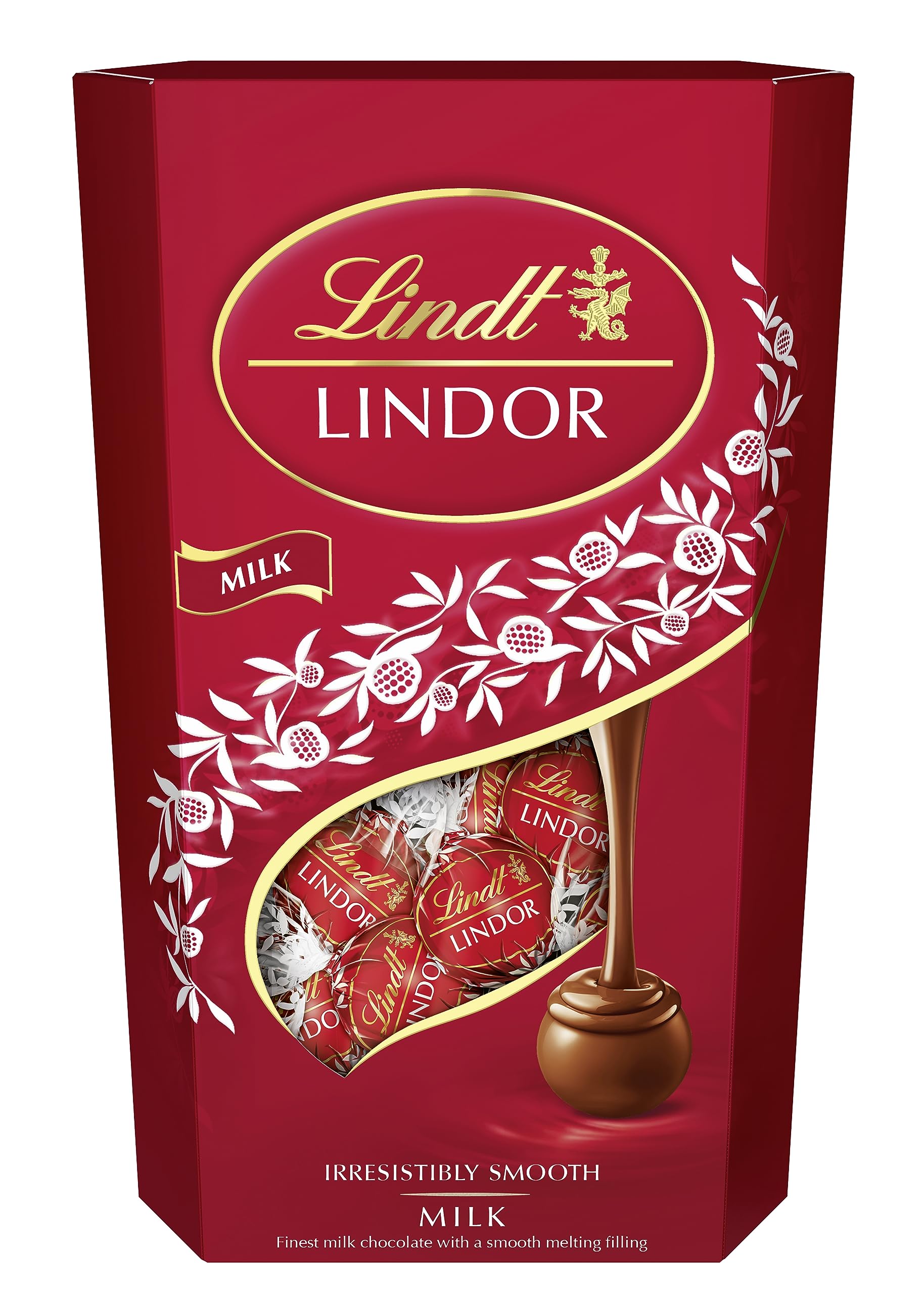 Lindt Lindor Milk Cornet Chocolate With Melting Filling 600g ...