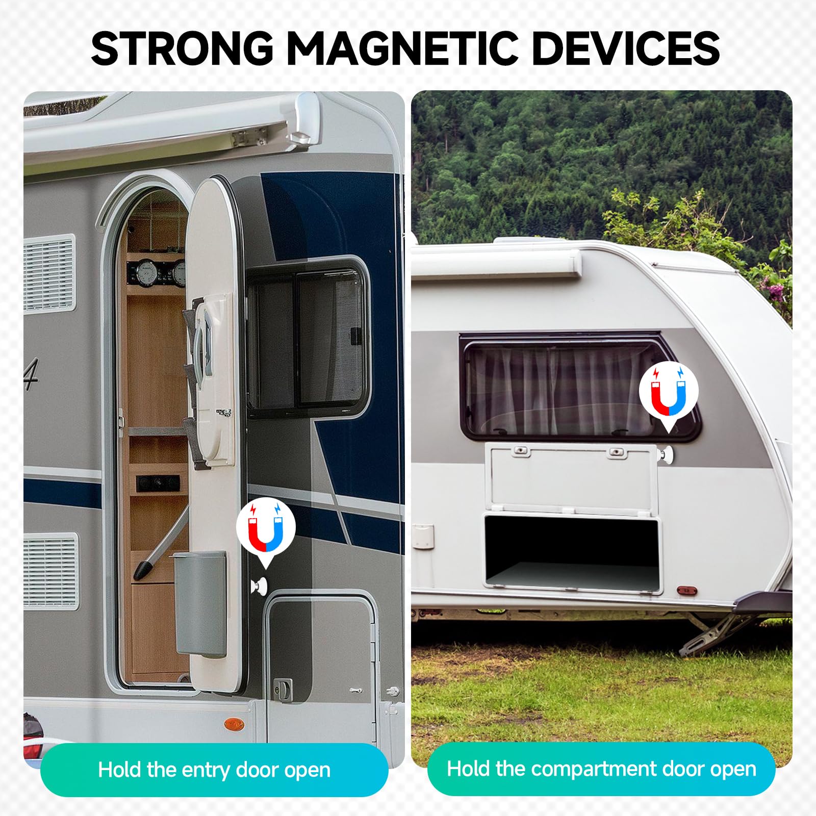 Snapklik.com : ESUDNT RV Magnetic Door Catch RV Door Holder Baggage ...