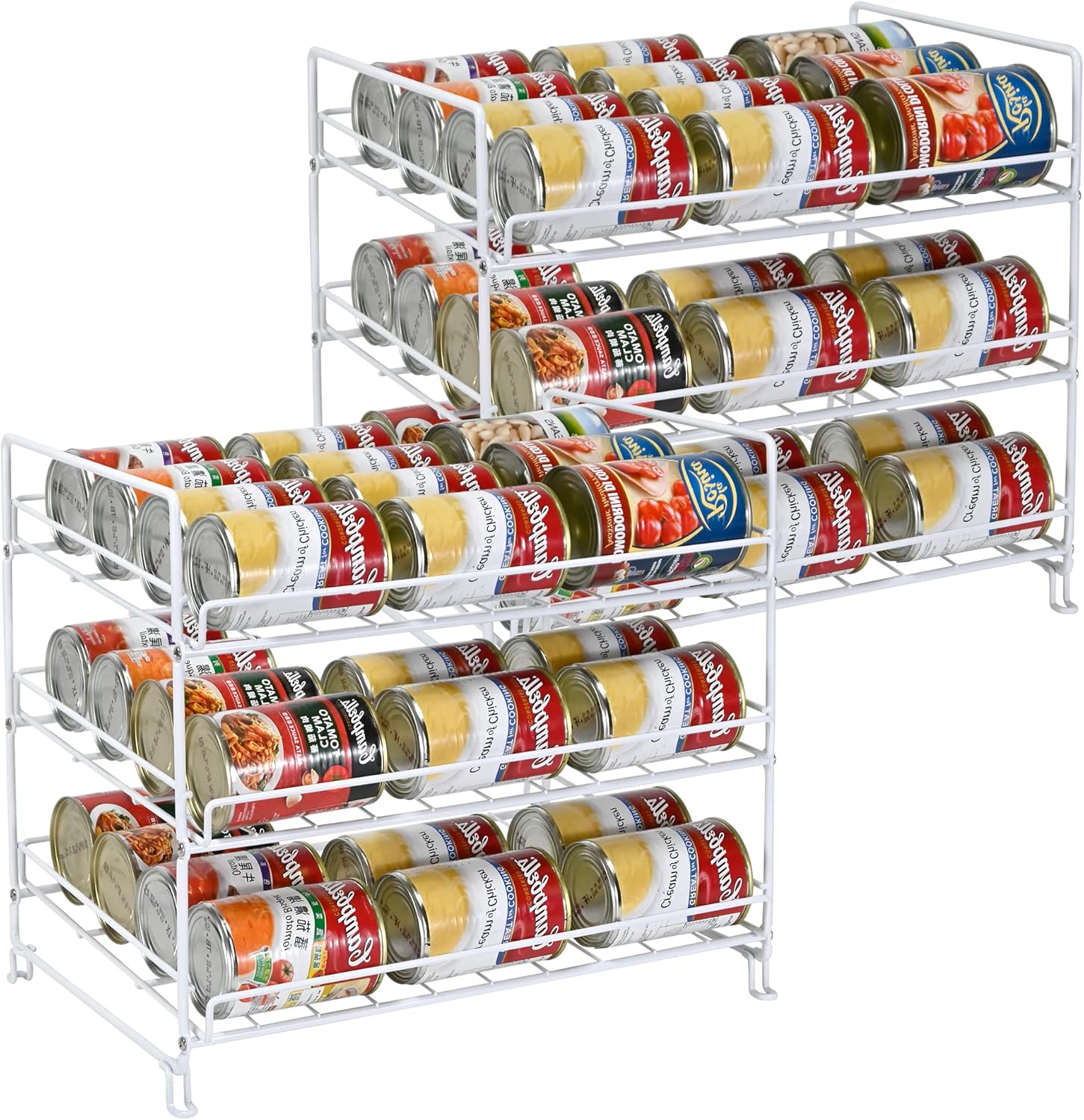 Amazon.com: 2 Pack- SUFAUY Can Rack Organizer, Stackable Can Storage ...